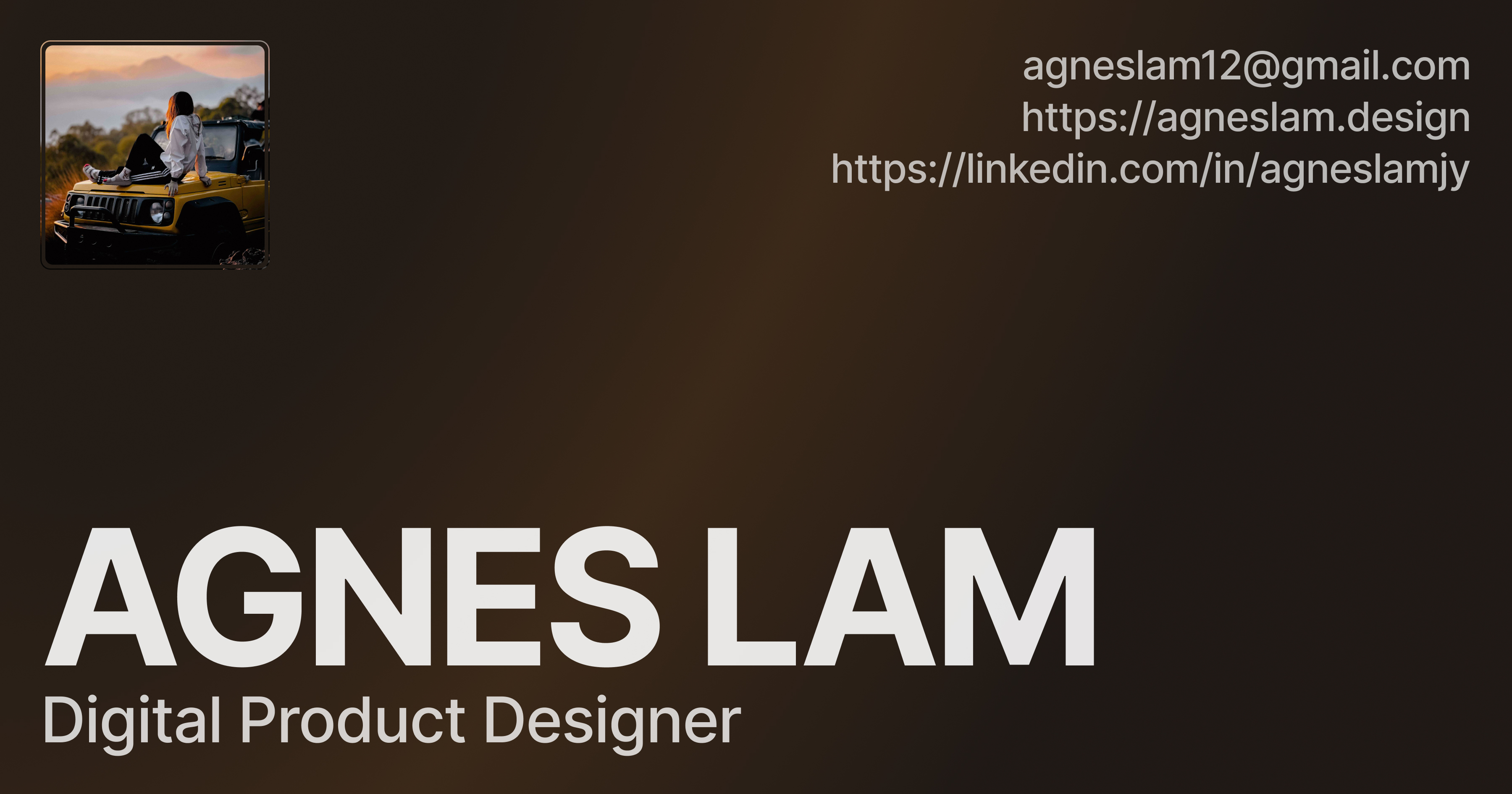 Agnes Lam | Digital Product Designer