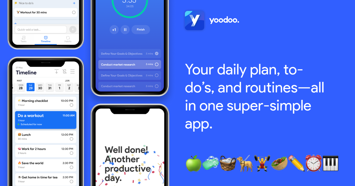 Yoodoo – The ADHD Daily Planner That Gets Stuff Done