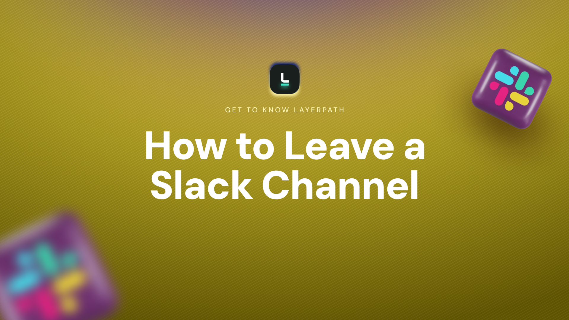 How to Leave a Slack Channel