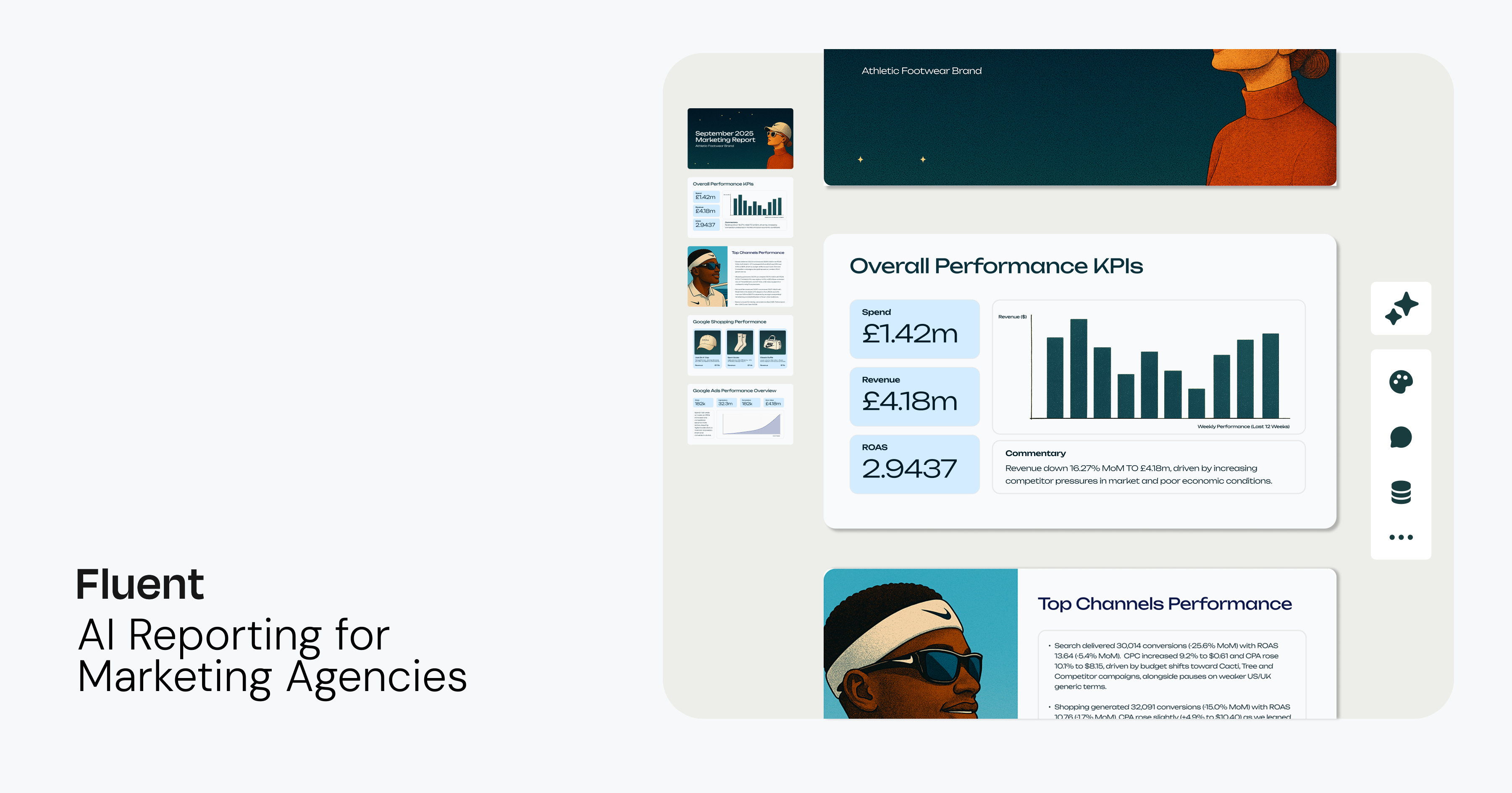 Fluent | Automated client reporting for marketing agencies