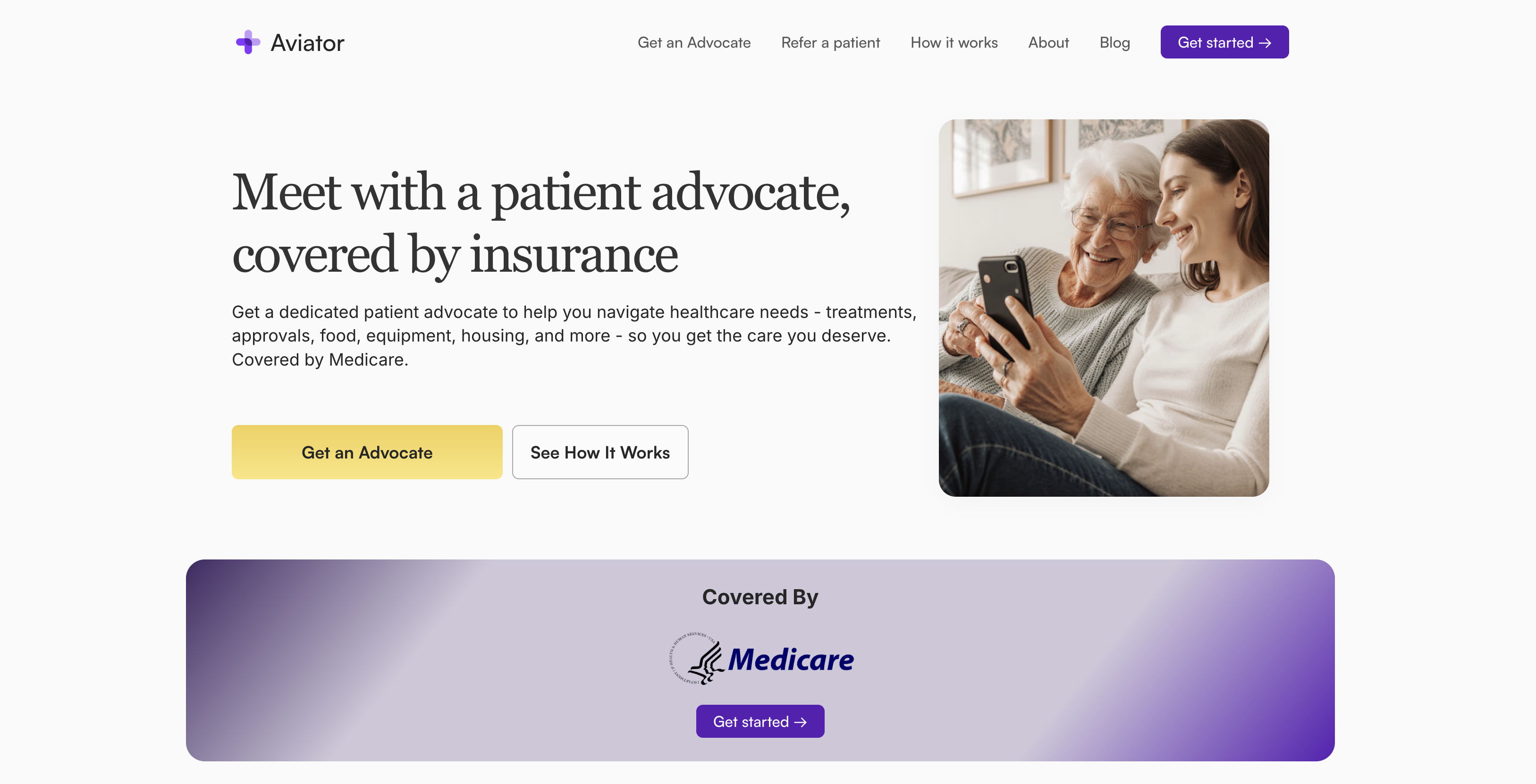 Aviator | Patient Advocates Covered by Insurance