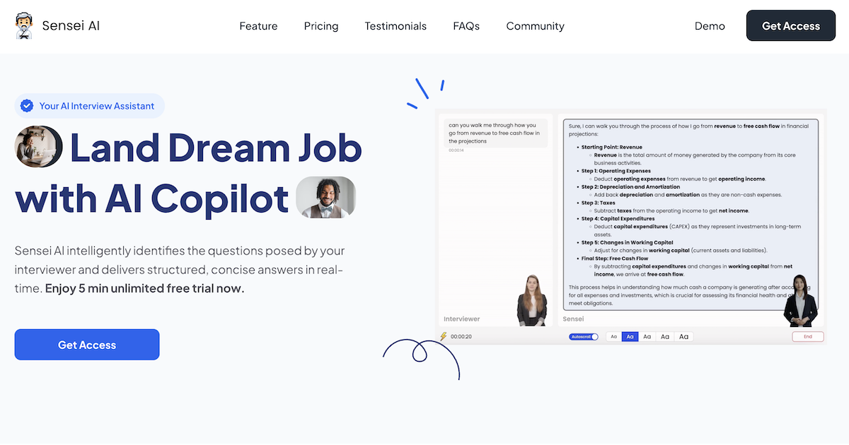 Sensei AI | AI Interview Copilot