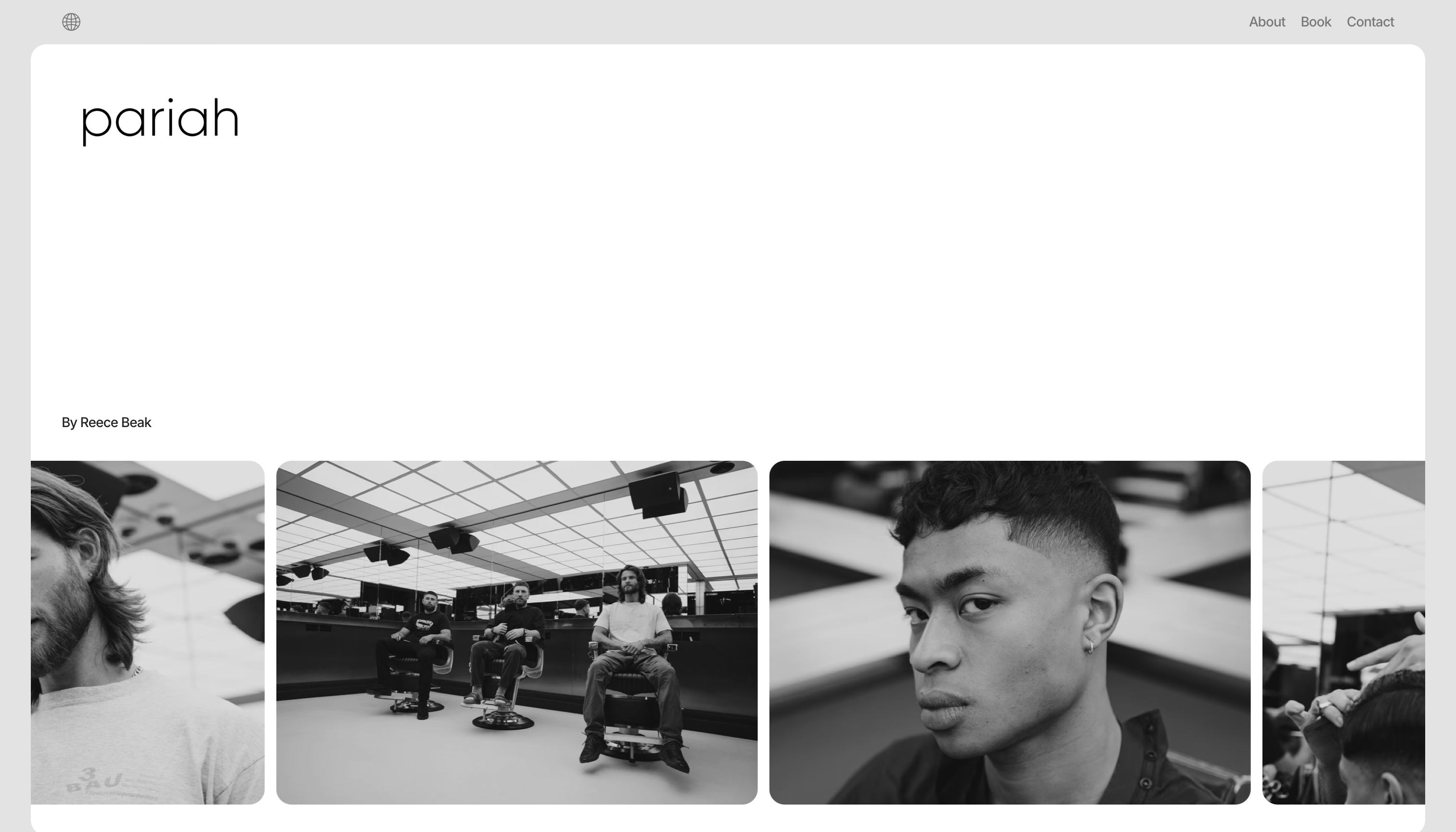 #1 Barber in Manchester | Pariah Hair by Reece Beak | About Us