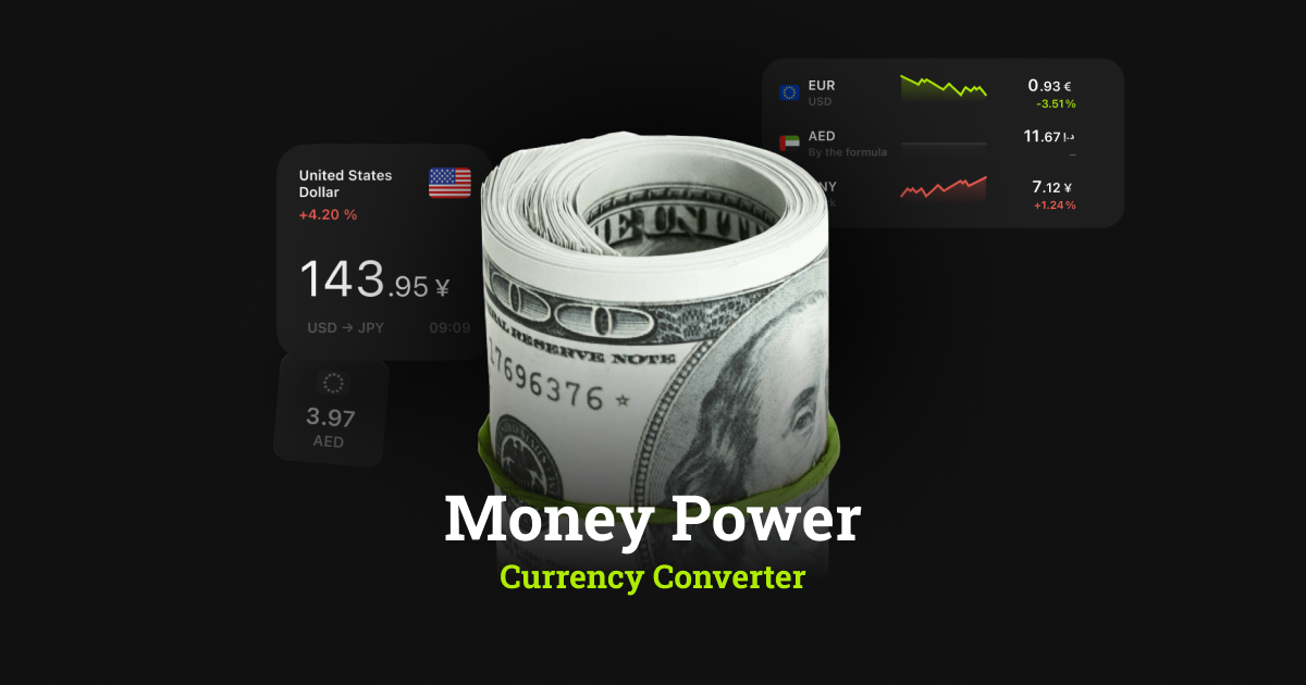 Money Power — 准确、快速、实用： 货币换算器