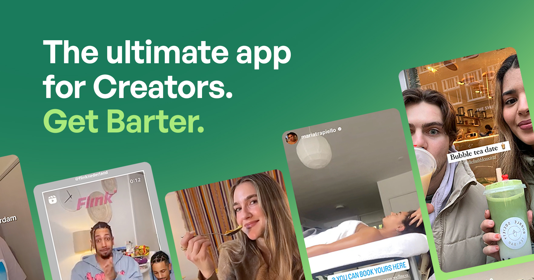 Barter - The ultimate app for Creators