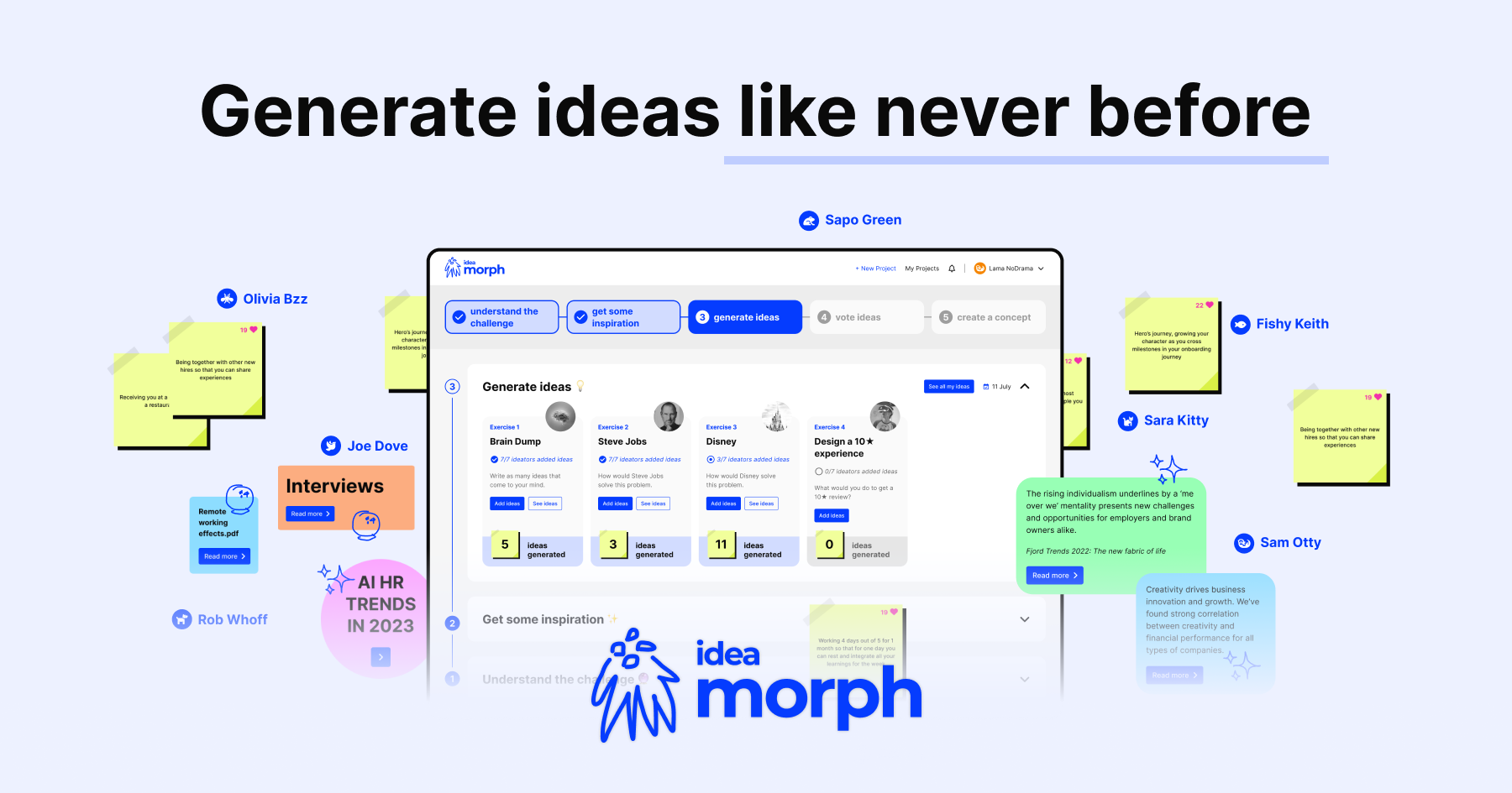 Idea Morph - Brainstorming Tool