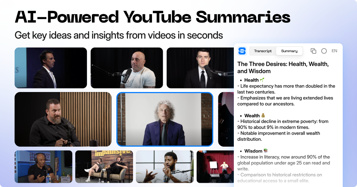 YouTube Transcriber and AI YouTube Summarizer - Scripsy designed to ...