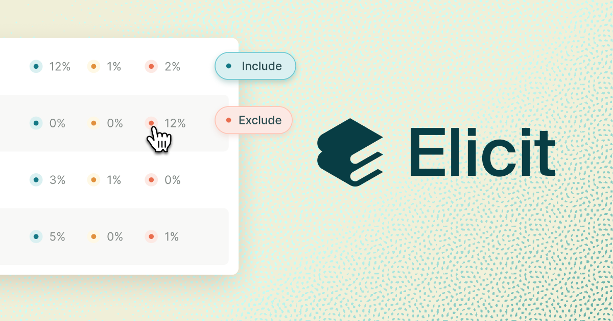 Systematic Literature Reviews | Elicit: Al for scientific research