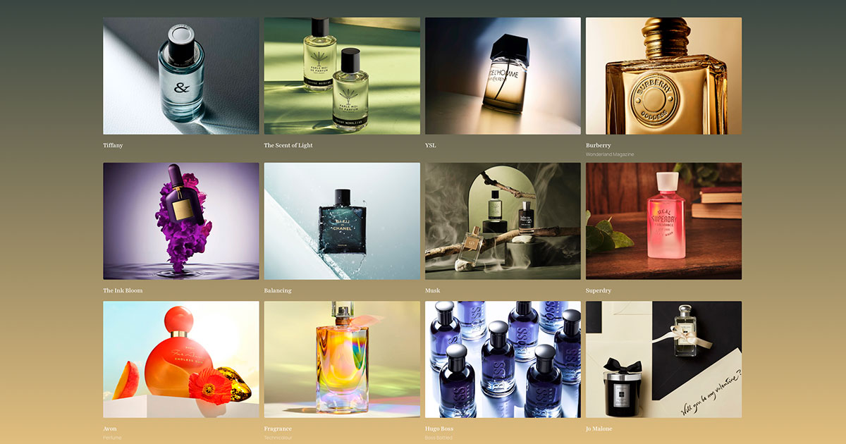 Perfume & Fragrance Photographer | David Lineton - David Lineton Still ...