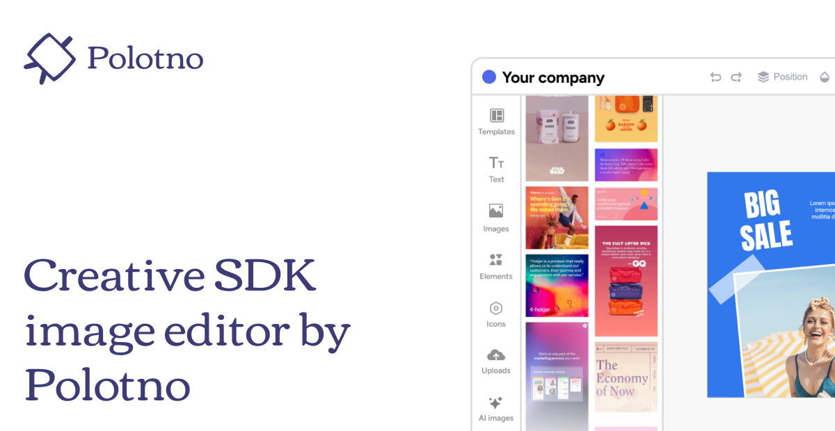 Creative SDK image editor by Polotno