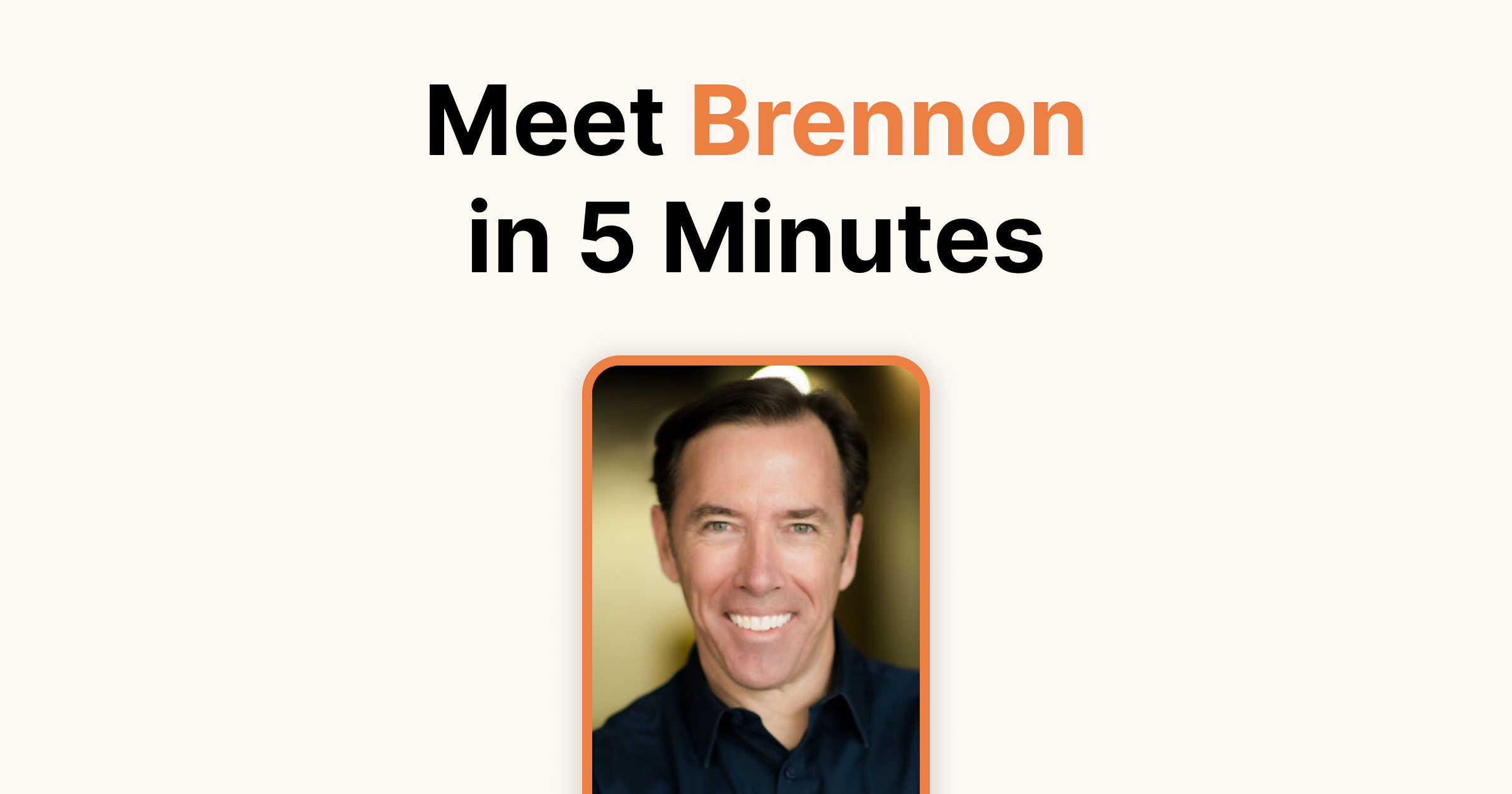 Brennon's Intro Video