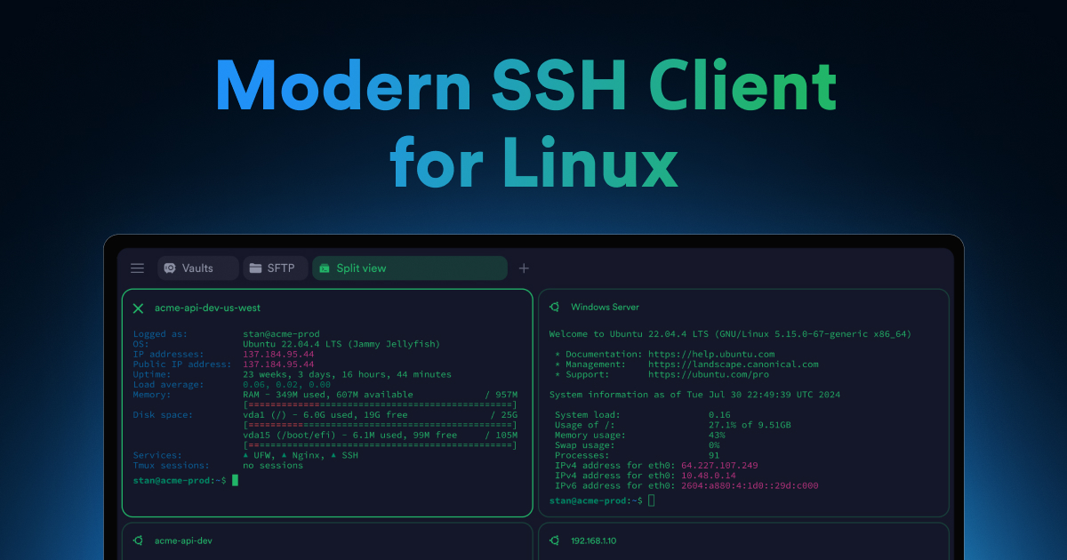 Download Termius for Linux