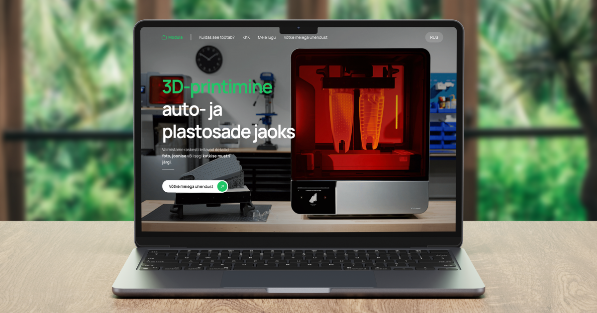Modula - varuosade 3D-printimine Eestis