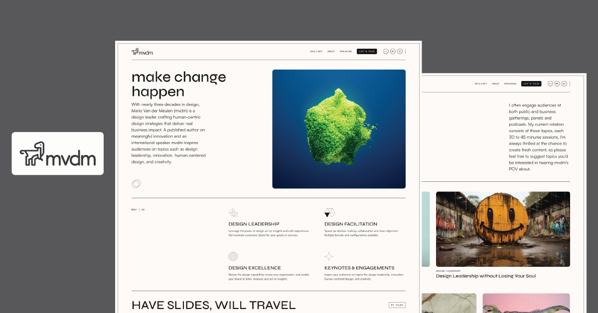mvdm - A design and innovation consultant