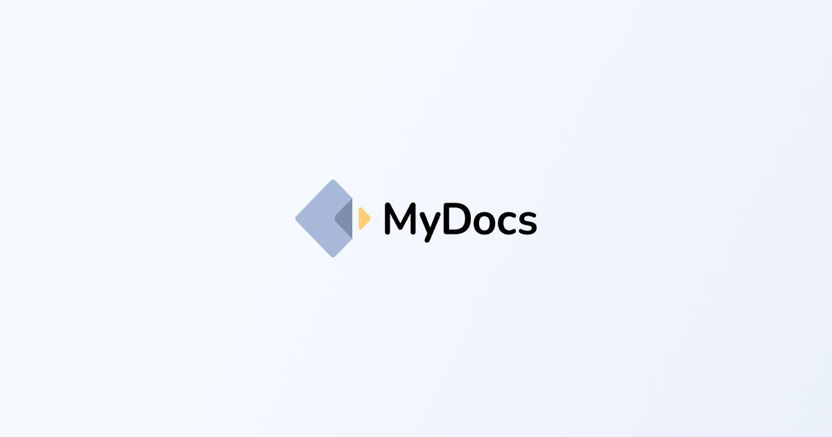 MyDocs – Step-by-Step and a Self-Service Demo