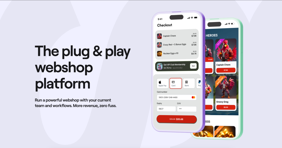 Create an Online Gaming Store: Mobile Gaming Website Builder | Sanlo ...