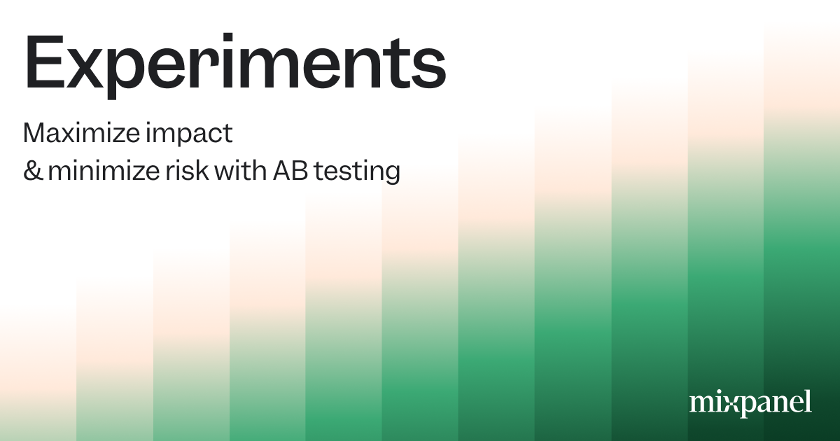 Advanced Experiment Software | Mixpanel