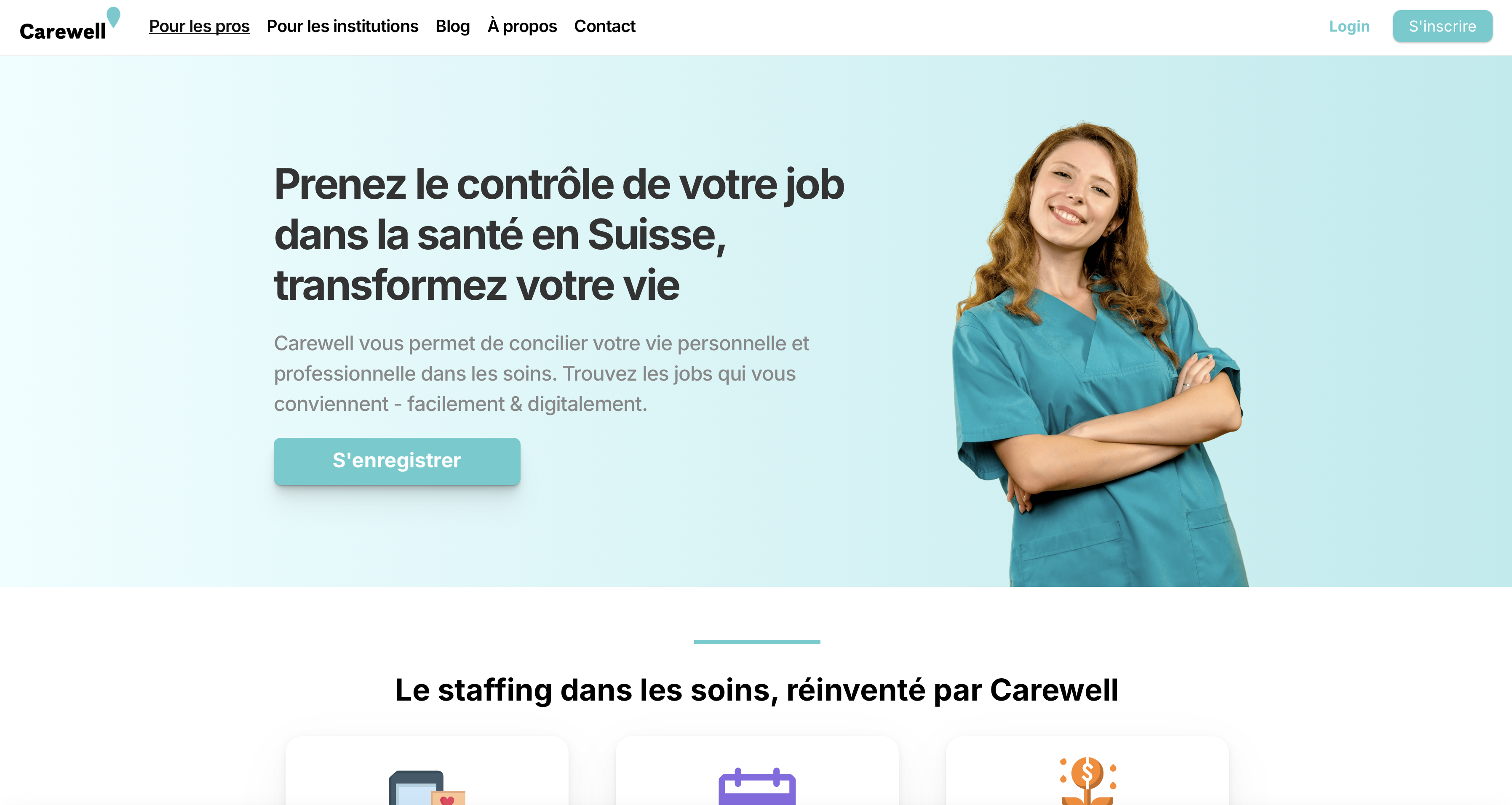 Carewell - Recrutement de Professionnels de la santé, Genève et Lausanne