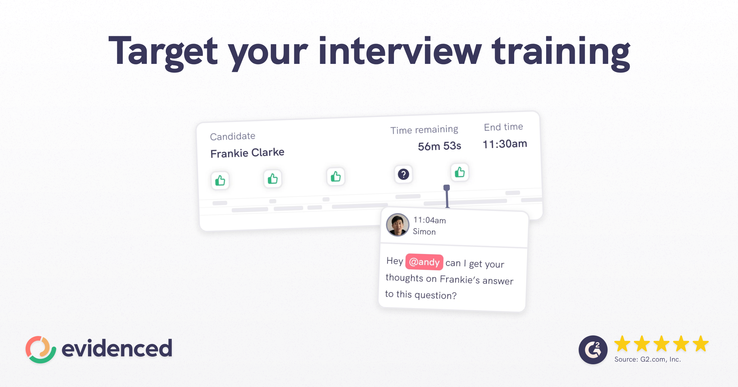 Target your interview training