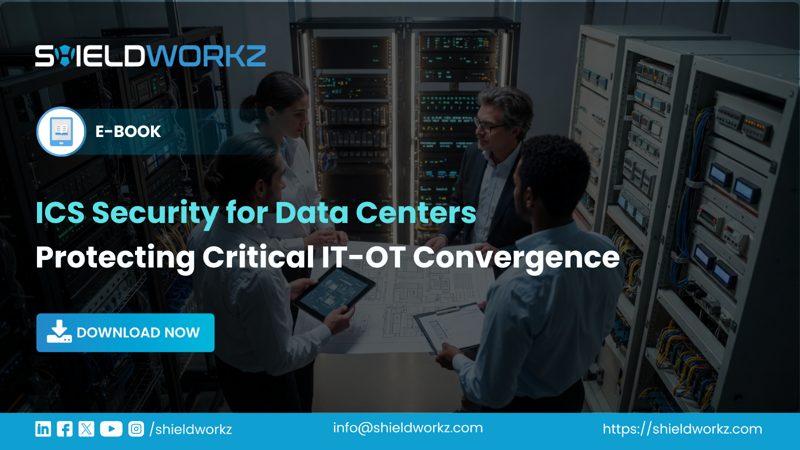 ICS Security for Data Centers | IT-OT Convergence Protection | Shieldworkz