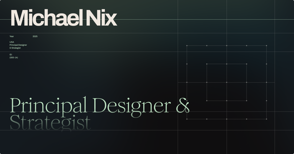 Michael Nix Portfolio