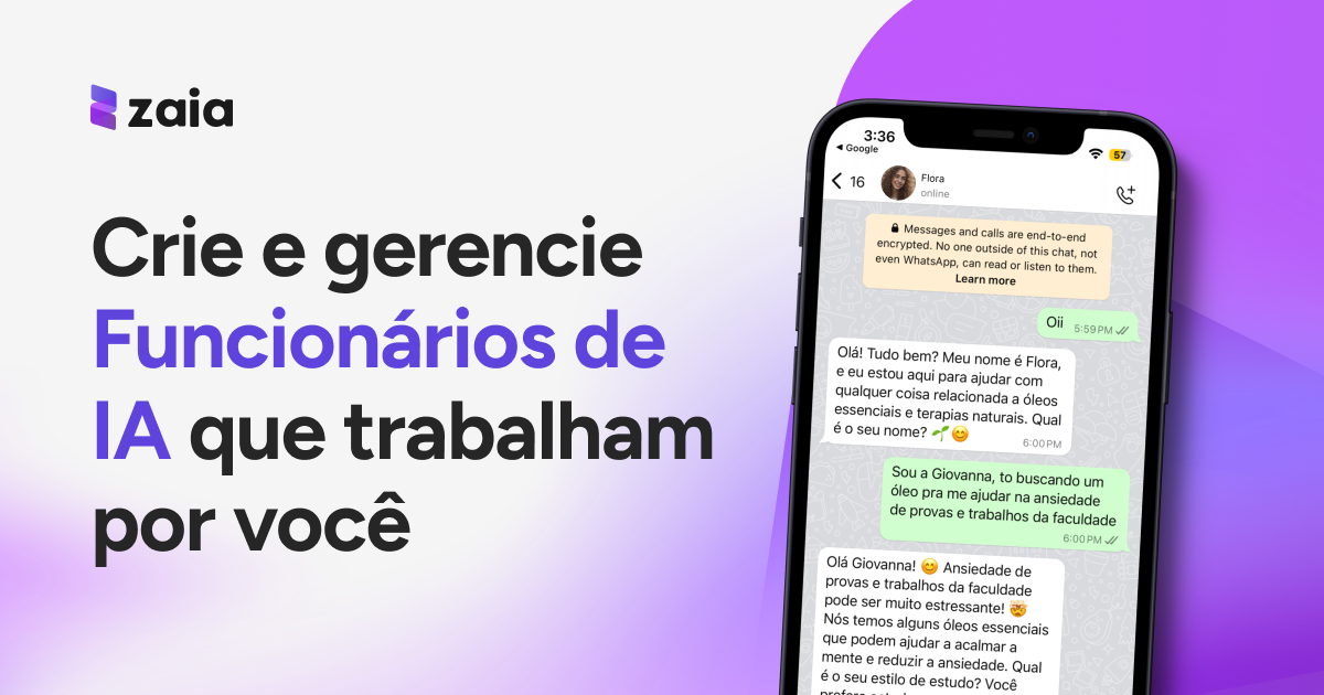 Zaia - Funcionários de IA para Suporte e Vendas
