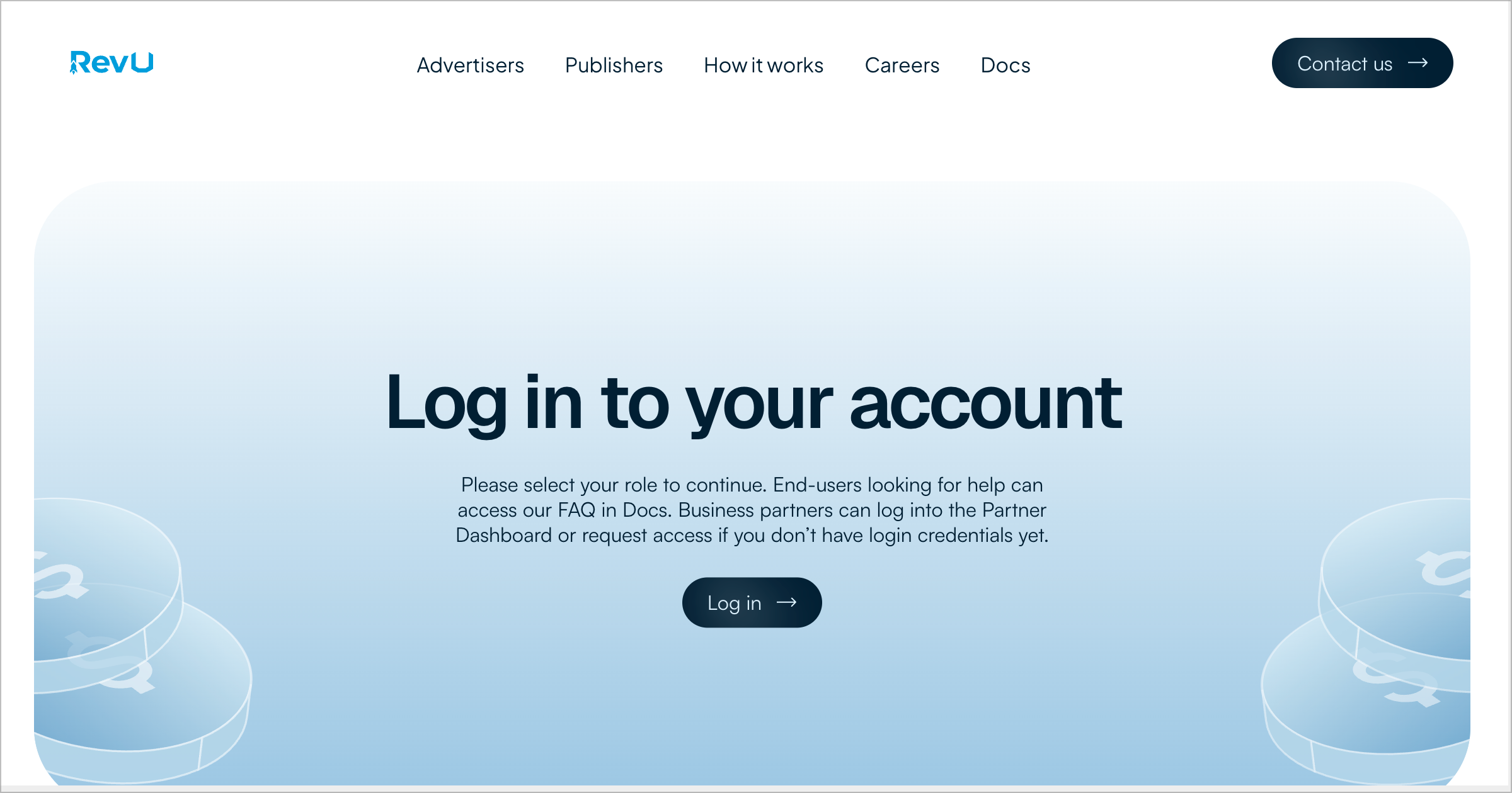 Login — RevU