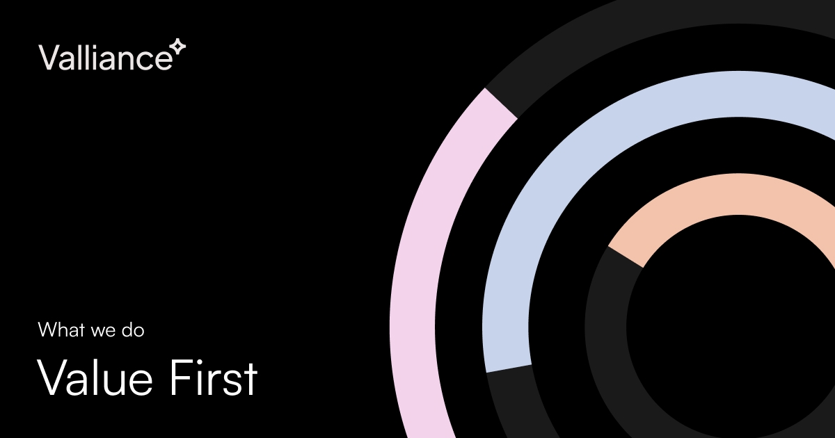 Valliance | What we do | Value First