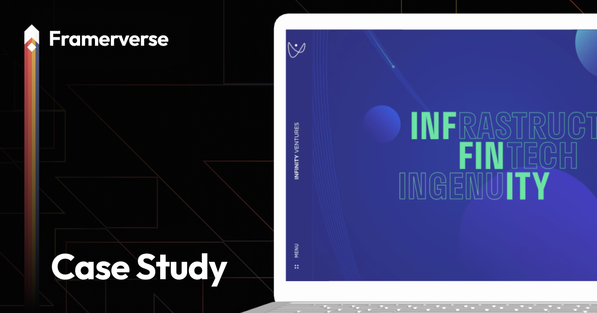 Infinity VC Case Study: From Adobe XD to Webflow Side-Scrolling Website