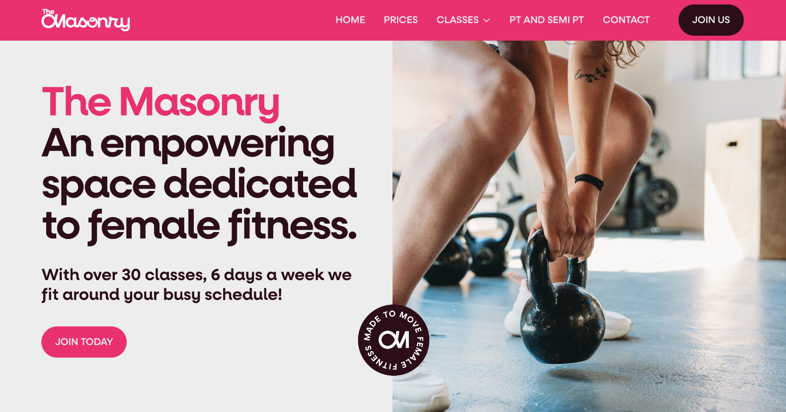The Masonry – Female Fitness Studio in West Sussex