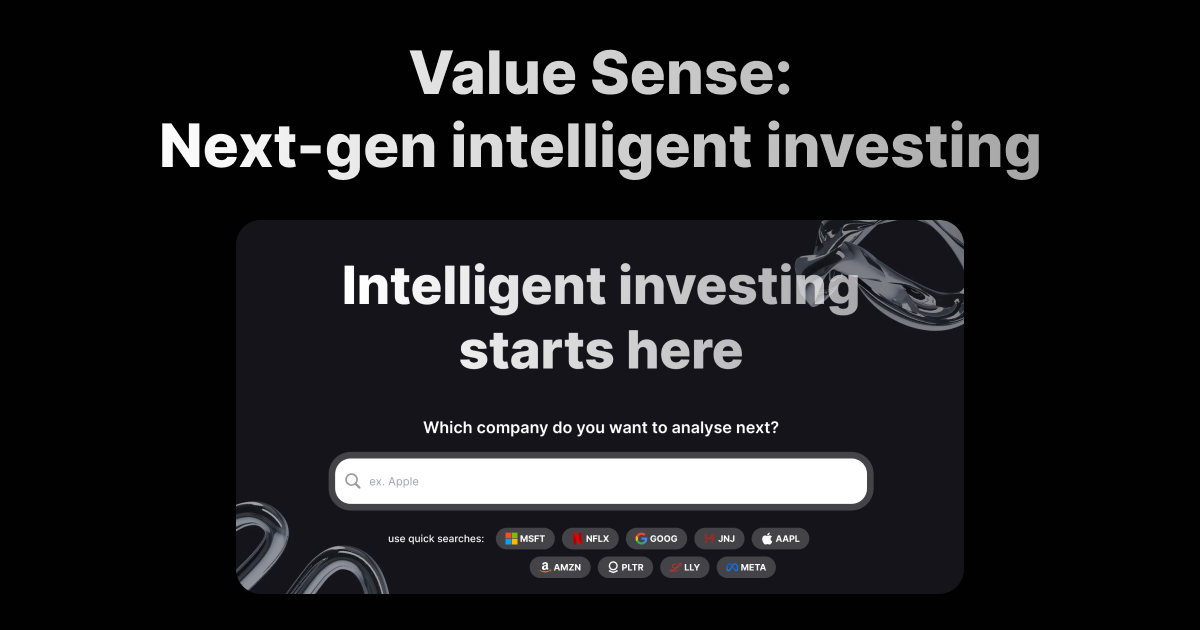 Value Sense - Build wealth with next-gen intelligent investing