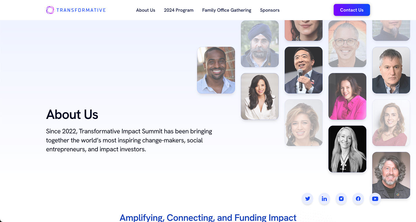 Transformative Impact Summit | About Us