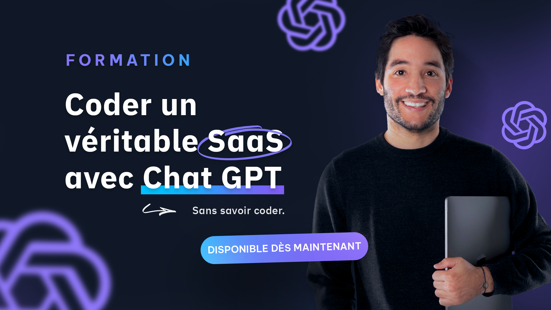 Formation : Coder un véritable SaaS avec ChatGPT