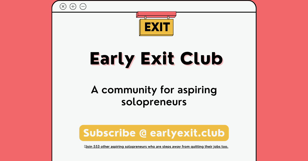 Early Exit Club: Content & Resources For Marketing Freelancers