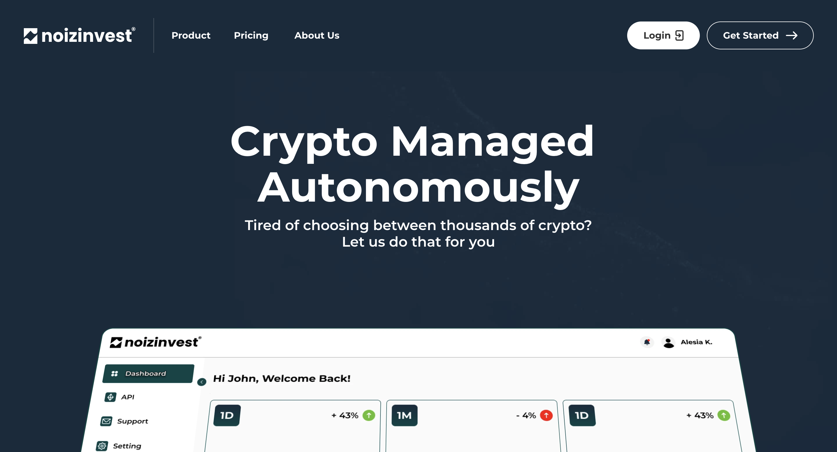 NoizInvest - Smart Crypto Portfolios