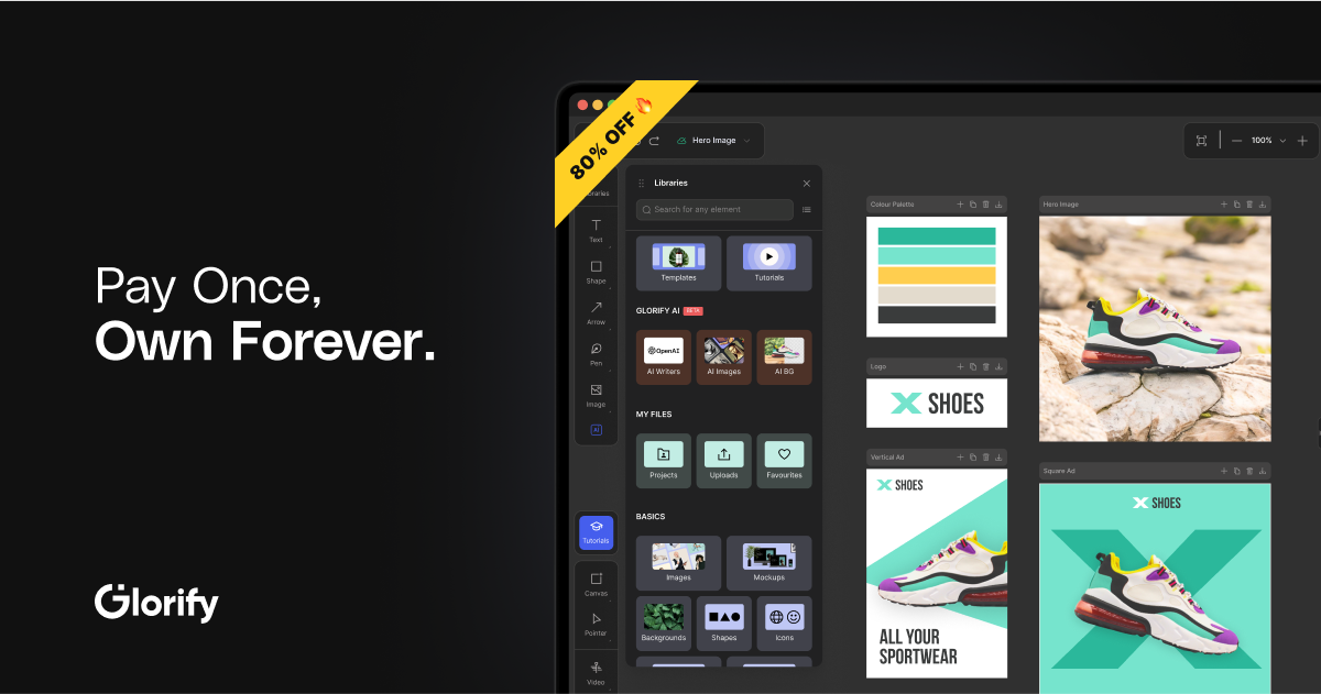 Glorify AI Lifetime Deal - Create all your marketing assets in a few ...