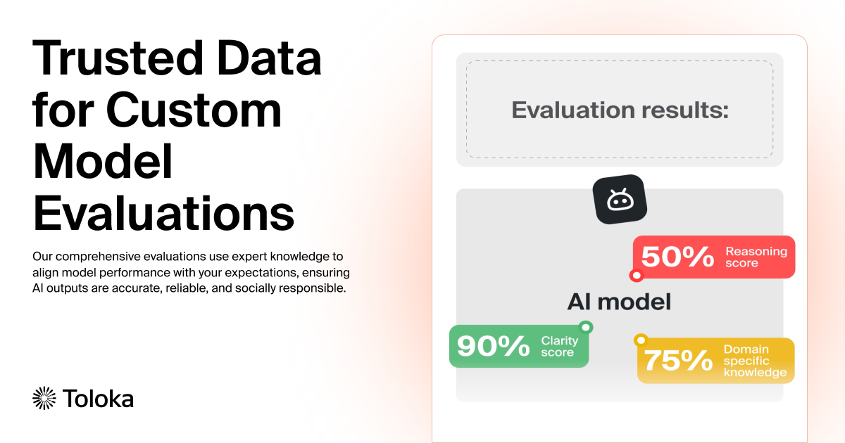 Trusted Data for Custom Model Evaluations