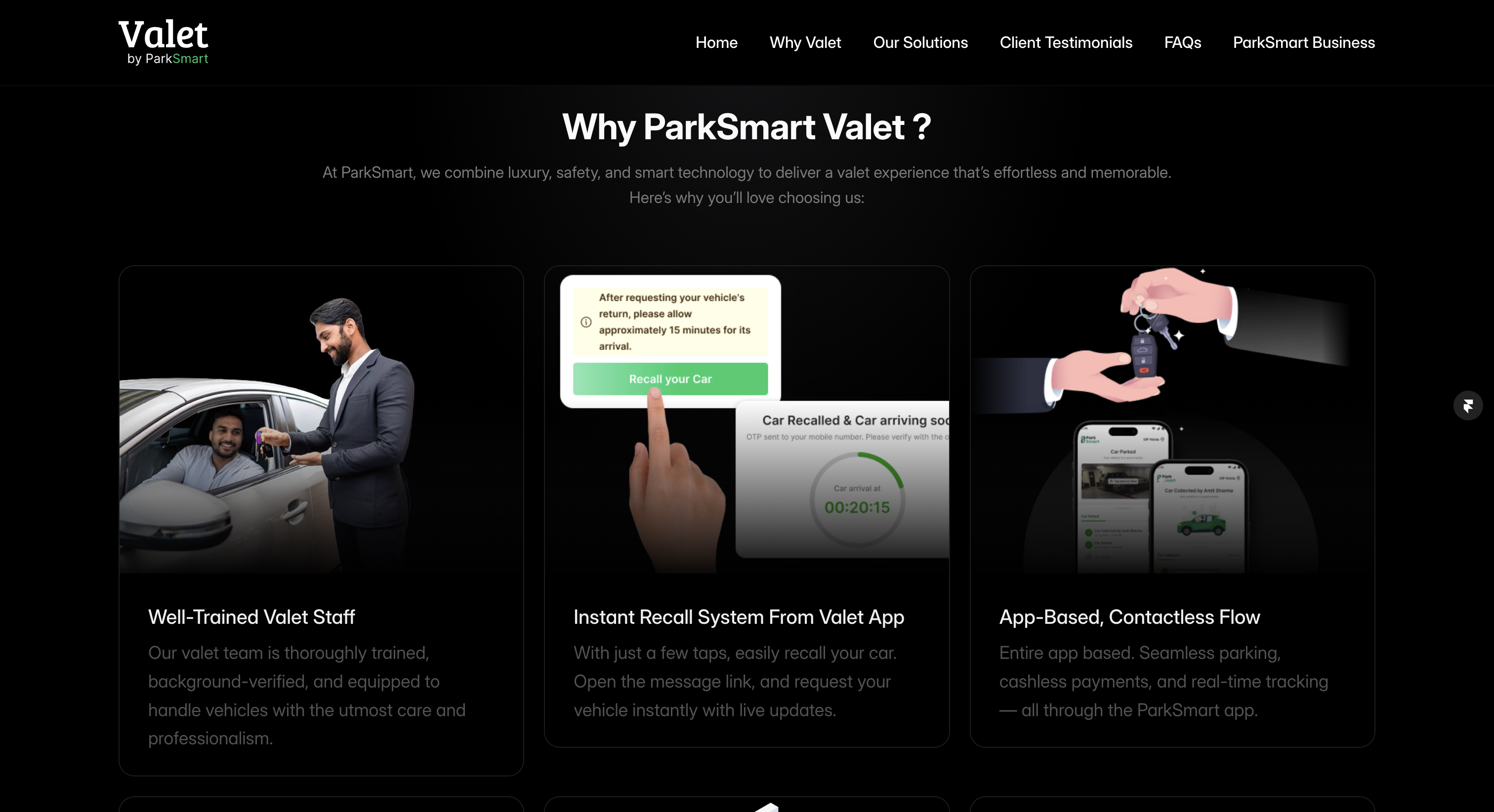 Parksmart Valet Service