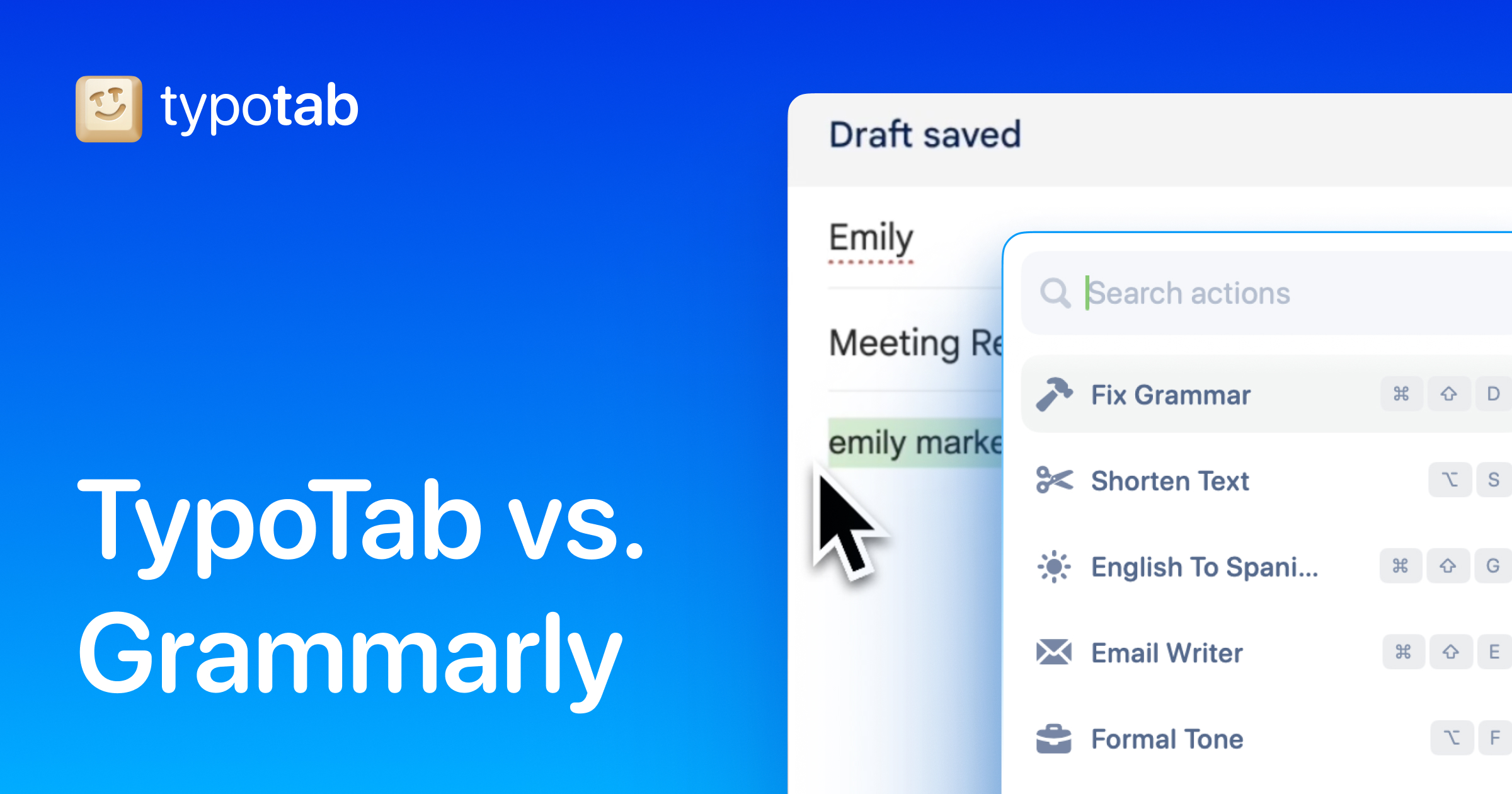 TypoTab vs Grammarly
