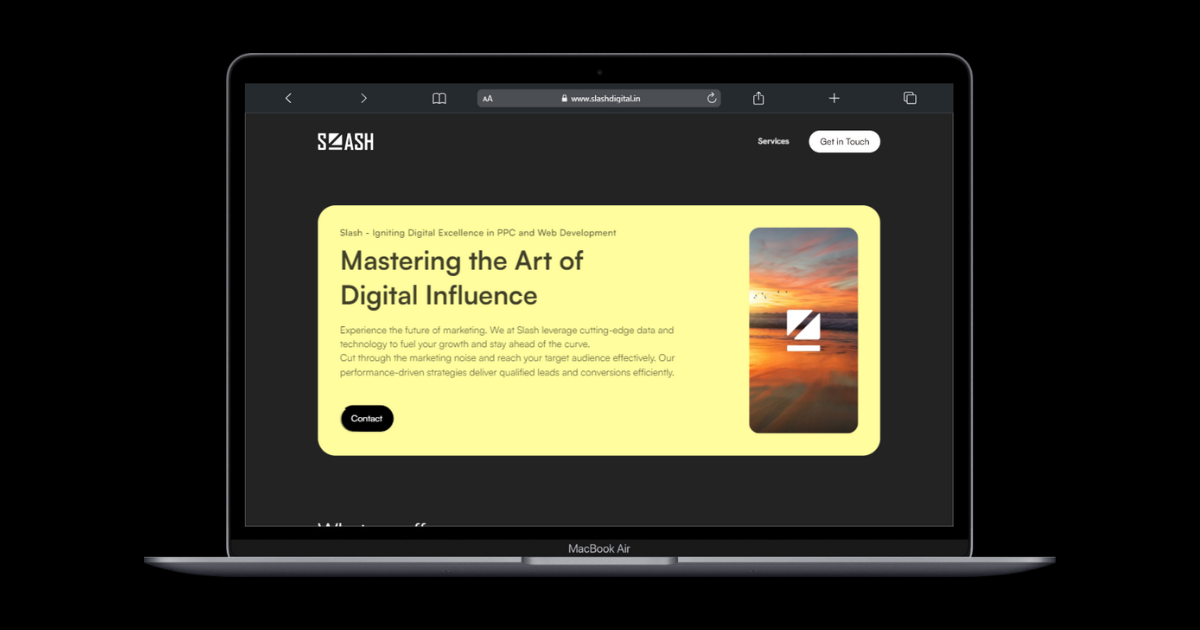 Slash | Digital Performance Partner