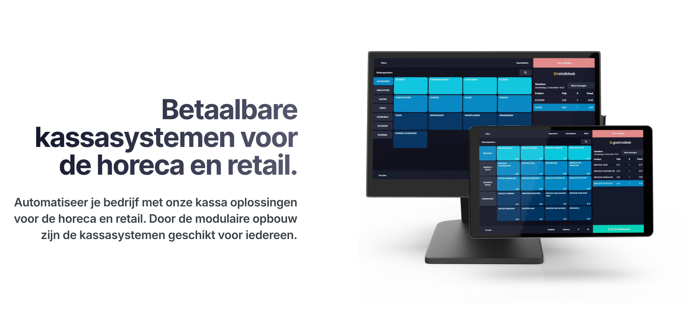 POS Kassasystemen voor Horeca en Retail