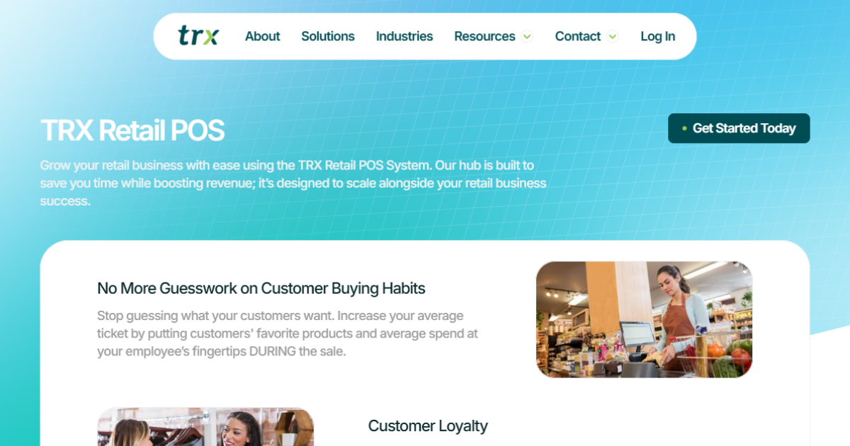 TRX Retail POS - TRX Services