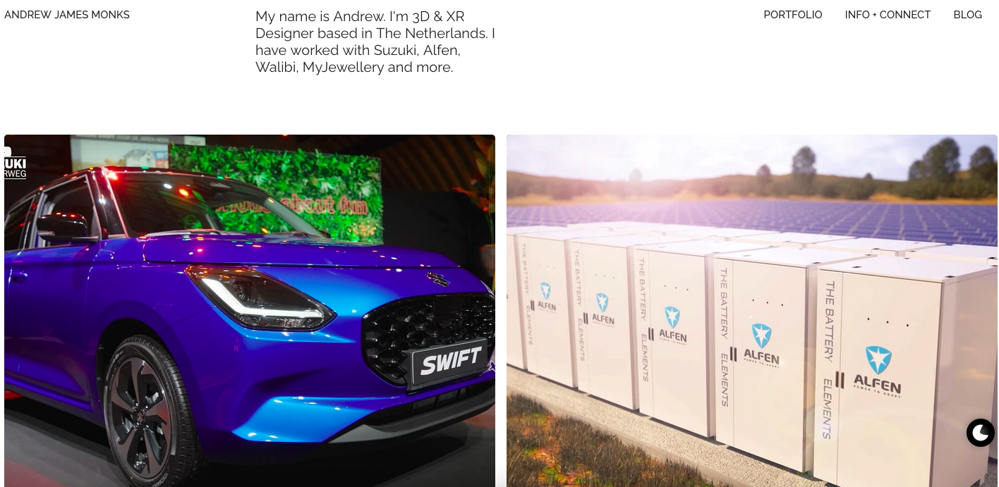 3D & XR Design - Andrew Monks