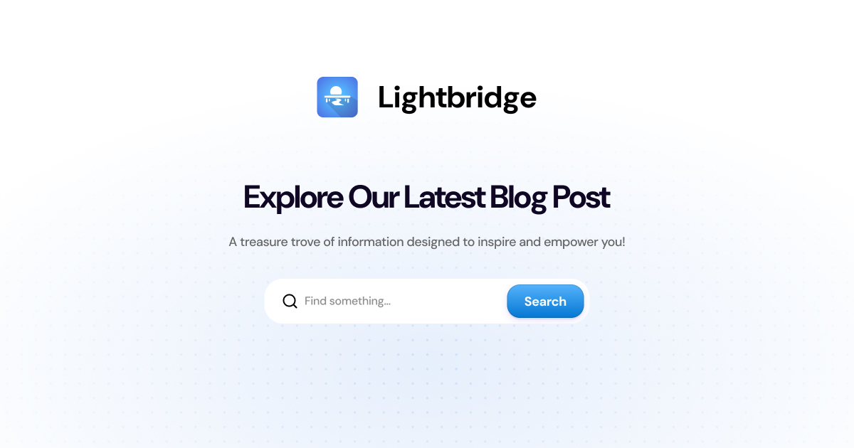 Blog - Lightbridge Life