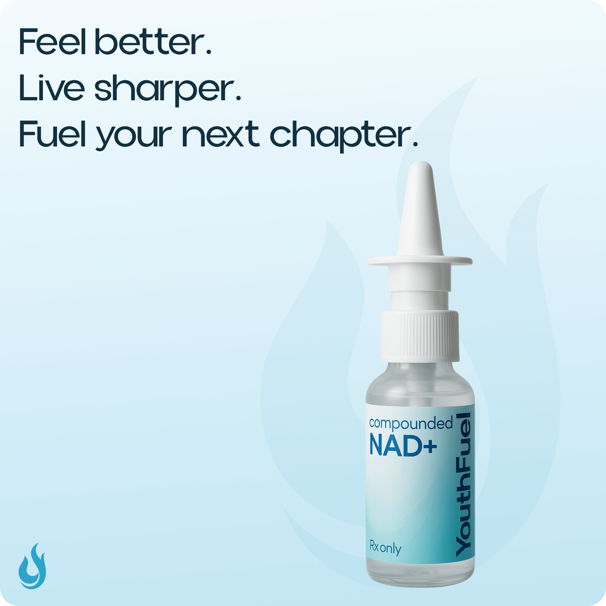 NAD+ Nasal Spray for Energy, Brainpower, and Cell Repair | YouthFuel