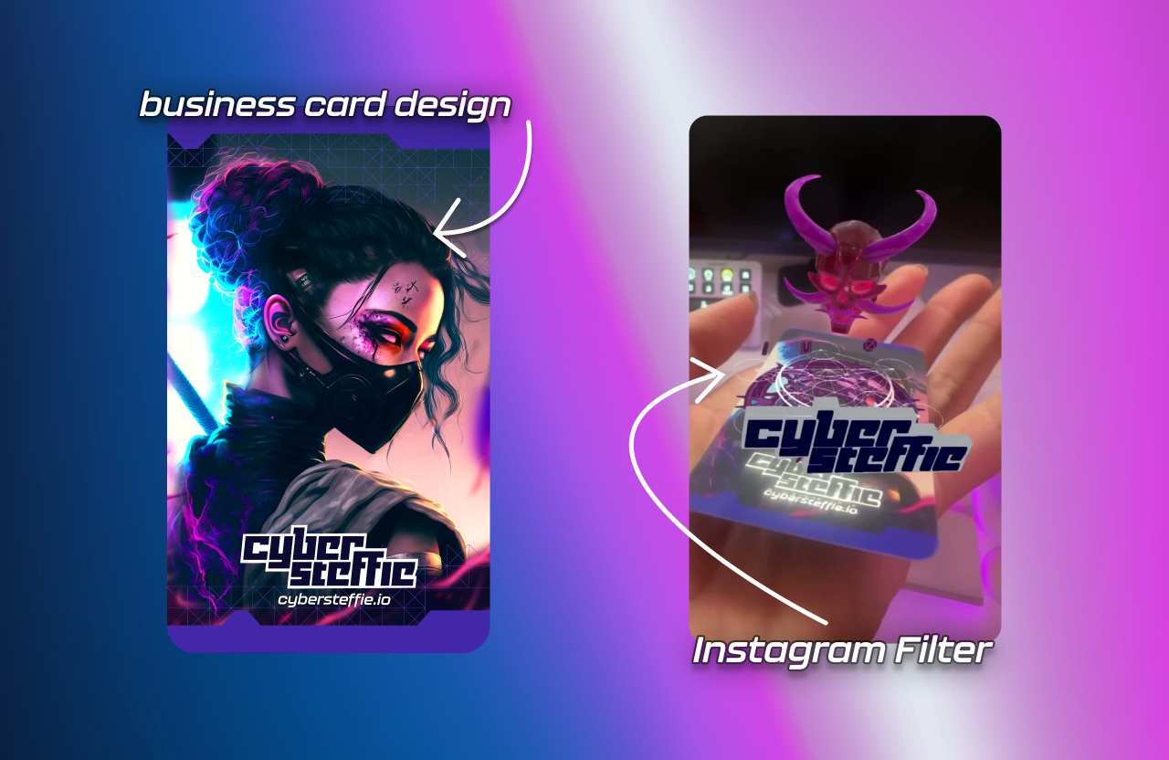 Making an AR Filter Business Card: Full Guide | by CYBERSTEFFIE