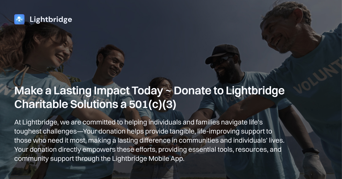 Donation Page - Lightbridge Life