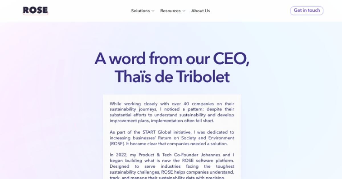 ROSE Platform | About