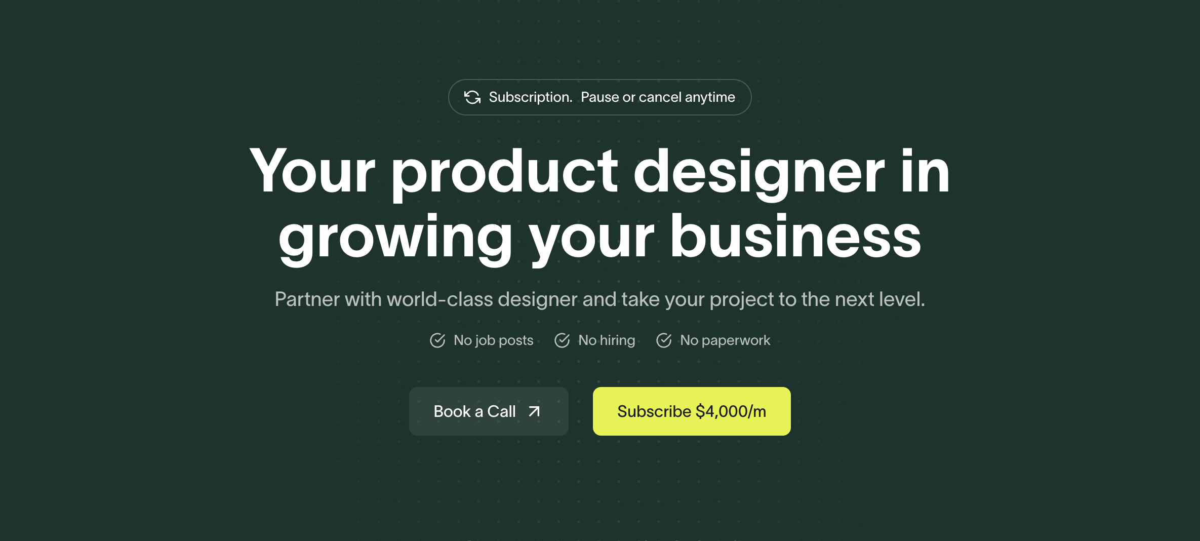 Design services on demand for companies