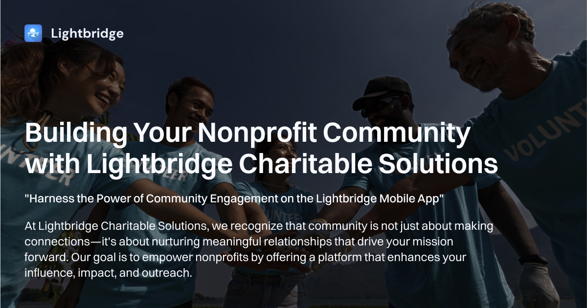 Non Profits - Lightbridge Life